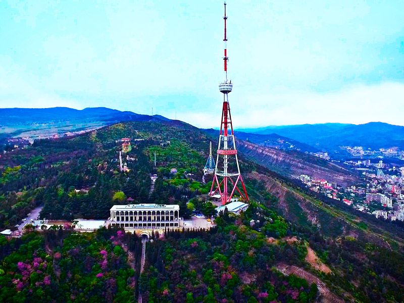 Mount Mtatsminda in Tbilisi